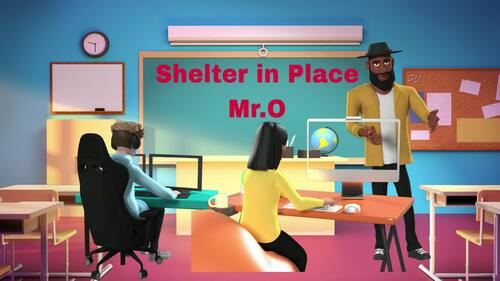 Shelter in Place (Cartoon) by Terrence Kamal Oats | TPT