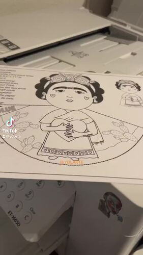 FRIDA KAHLO Paper Cone Doll. by YOLARTE | TPT