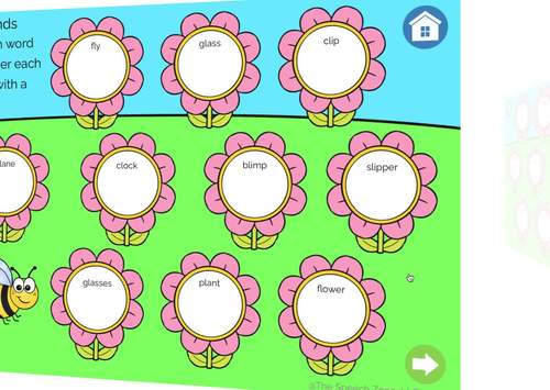 Boom Cards Flower Articulation No Print Activity by The Speech Zone