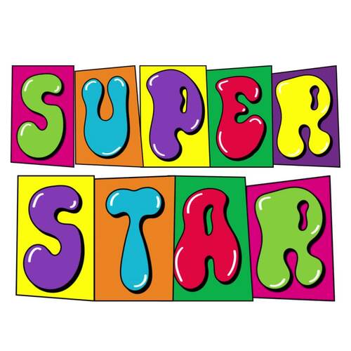 Square Groovy Doodle Alphabet bulletin board letters font for teachers