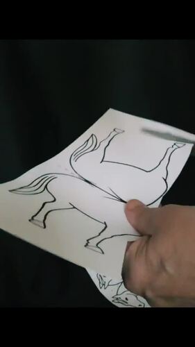 Horse Craft, 3D, self standing, farm animal activity, western | TPT