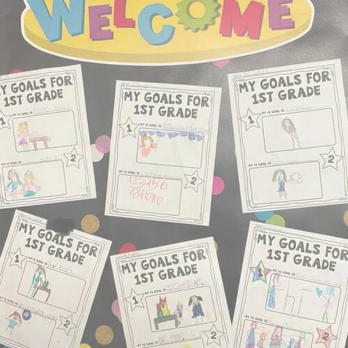 Kindergarten Goals: My Goals for Kindergarten: School Goal Setting ...