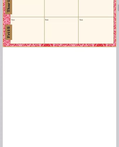 Cottagecore Lesson Planner Secondary, Dated, January to June 2024, Google