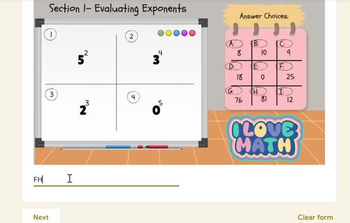 Exponents & Order of Operations Escape Room 5.OA.A.1/6.EE.A.1 5th & 6th ...