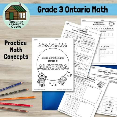 Grade 3 Ontario Math Workbook Bundle by Teacher Resource Cabin | TPT