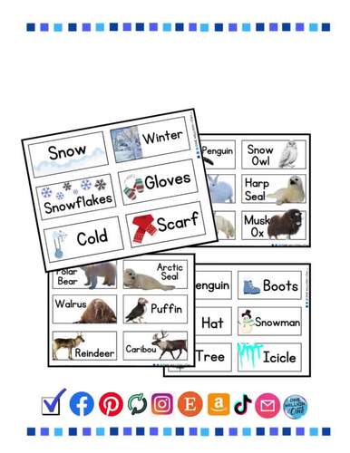 Winter Lesson Plan and Activity Pages-Winter Theme Unit-Preschool ...
