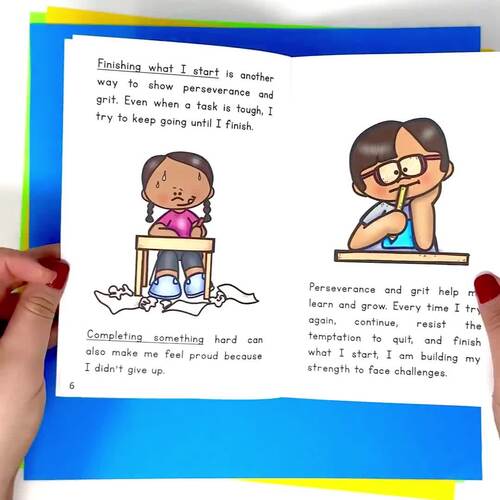 Grit and Perseverance Lessons Coloring Page Social Story & Resiliency ...