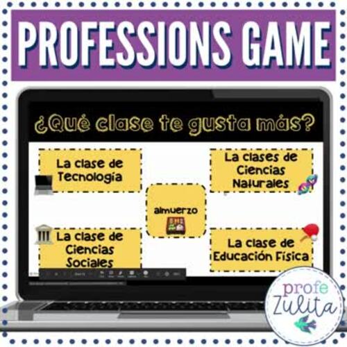 Choose your dream job! Spanish Game with Job / Profession / Career ...