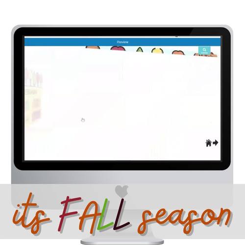 Spatial Concepts & Prepositions of Place Front and Behind Fall Themed ...