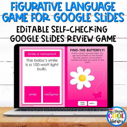 Figurative Language Review Google Slides Game - Editable | TpT