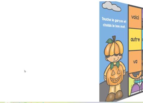 Mots fréquents: L'Halloween French Sight Word Puzzle Digital Game BOOM ...