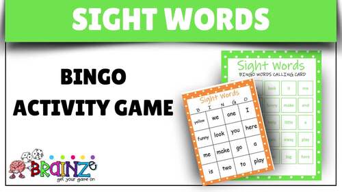 High-Frequency Sight Word Bingo Cards | Literacy Centers for Early Readers