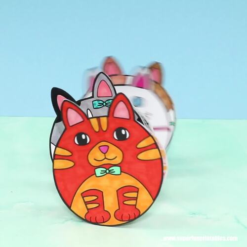 Rocking Cat Craft by The Craft Train | TPT