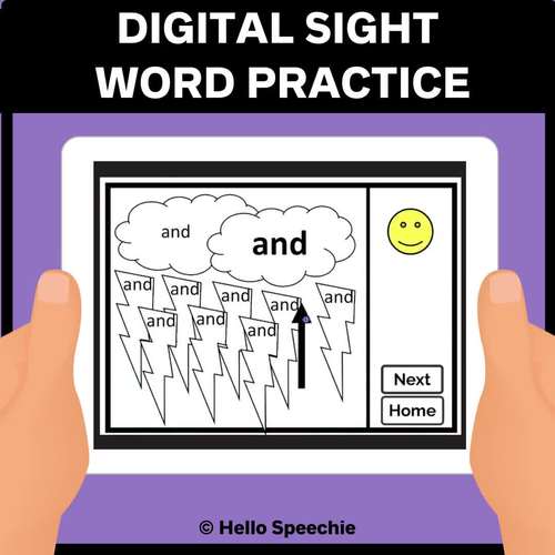 Back to School Review Fry Sight Words Digital Sight Word Practice