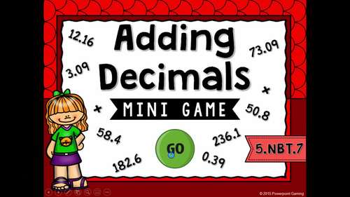 Decimal Unit Mini Game Set by Teacher Gameroom | TPT