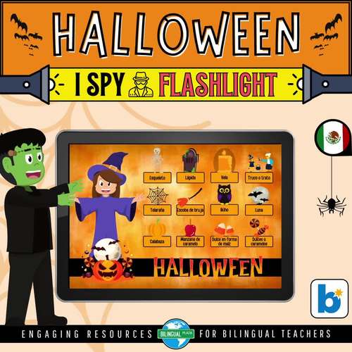 Boom Cards™ VOCABULARIO HALLOWEEN I Spy Flashlight | Vocabulary Game in ...