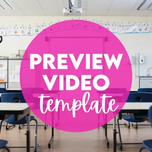 Teacherpreneur Digital Product Video Preview Template | Canva Video ...