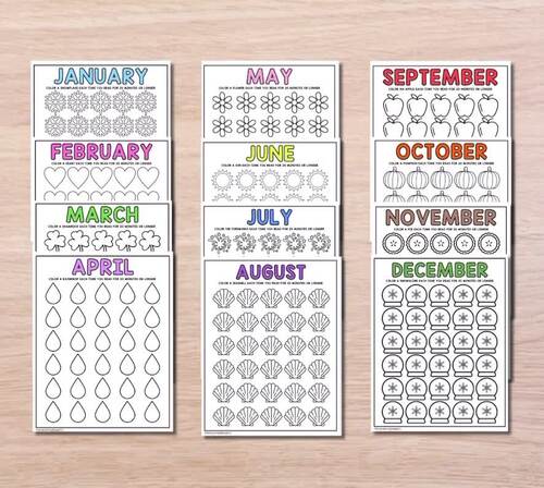 Monthly Reading Logs – Fun, Printable Reading Tracker for Kids (Color & B/W