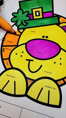 FRENCH St. Patrick's Day Worksheet Set - Activités de Saint Patrick en ...