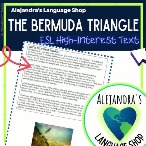 ESL High Interest Texts - The Bermuda Triangle by Alejandra's Language Shop