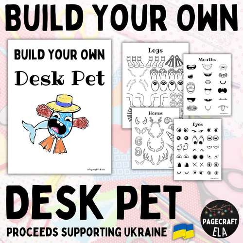 Build Your Own Desk Pet | Classroom Reward | Craft Activity by ...