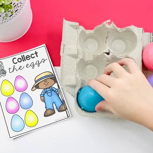 Egg Pattern Cards Visual Perception Activity by Turner Tots | TpT