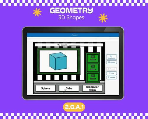 Geometry - Identifying 3D Shapes 2.G.A.1 by Wanderlust Designer | TPT
