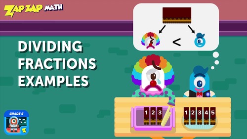 Dividing Fractions Examples by Zapzapmath | TPT