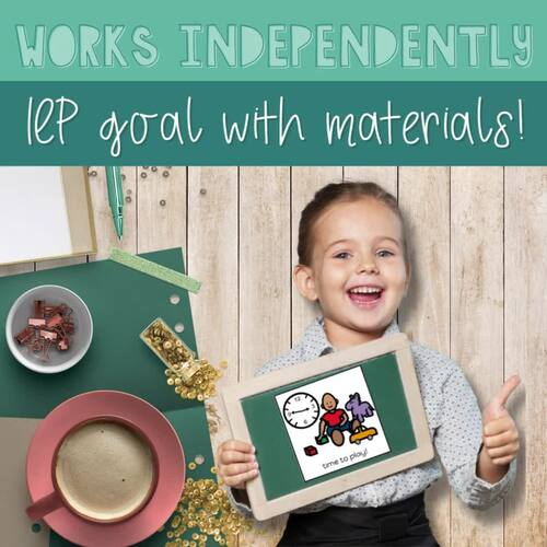 Independent Work and Independent Skills Adaptive IEP Goals and Data ...