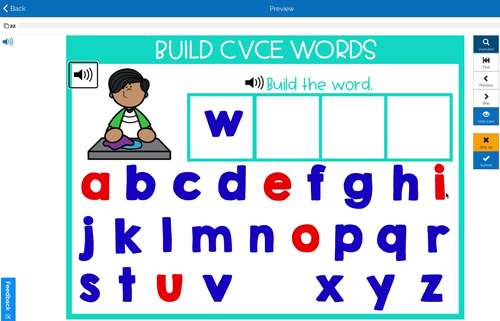 Build CVCe Words / Long Vowel I / Boom Cards by Freckled in Kinder