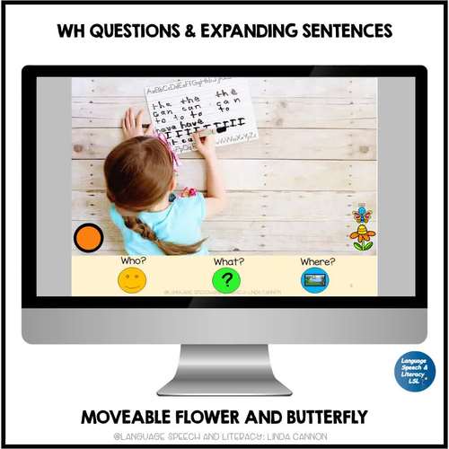 EXPANDING SENTENCES Boom Cards™Speech Therapy Distance Learning | TpT