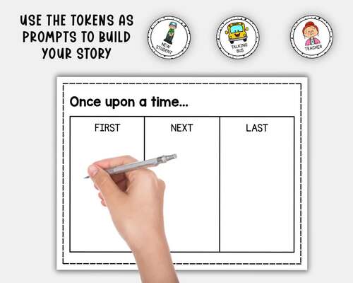 Back to School Story Elements, Creative Writing and Storytelling Activities