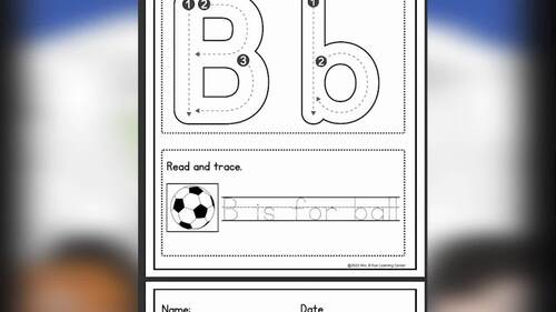 Alphabet Adventures: Read and Trace Learning Worksheets | TPT