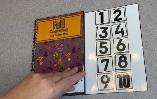 Fall Counting Self Correcting Adapted Book / Thanksgiving Numbers ...