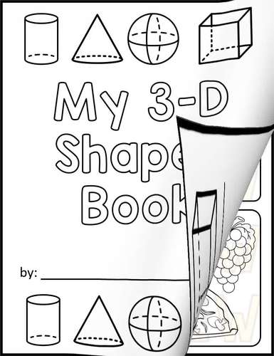 3D Shapes Worksheets (Interactive Book) by Primary Polished | TPT