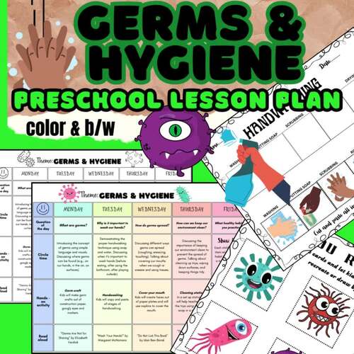 GERMS AND HYGIENE - WEEKLY LESSON PLAN by PavlyStyle | TPT