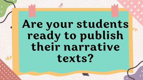 Publishing Narrative Texts PowerPoint/Lesson Creative Writing by ...