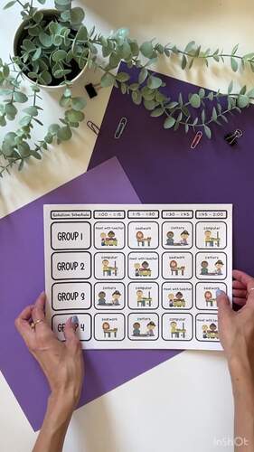 Reading Group Rotation Posters by BXC Creations | TPT