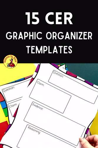 CER Graphic Organizer Templates | 15 Claim-Evidence-Reasoning Formats