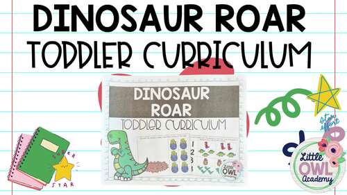 "Dinosaur Roar" Book Companion by Little Owl Academy | TPT