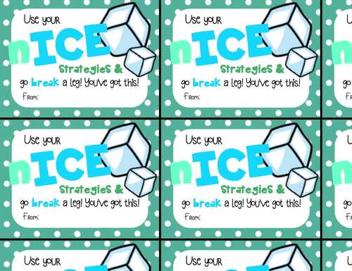 Ice Breakers Gum & Mint Testing Motivation Tag- Use your nICE ...