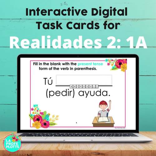 Realidades Auténtico 2 Capítulo 1A BOOM CARDS by La Profe Plotts