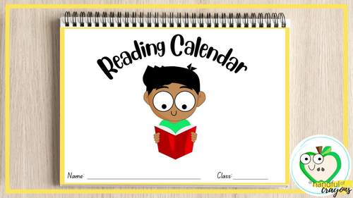 Rainbow Reading Log Calendar- Landscape by A Handful of Crayons | TPT