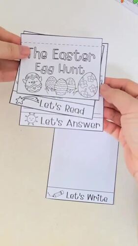 Easter Flipbook Reading Comprehension:Creative Writing Activities ...