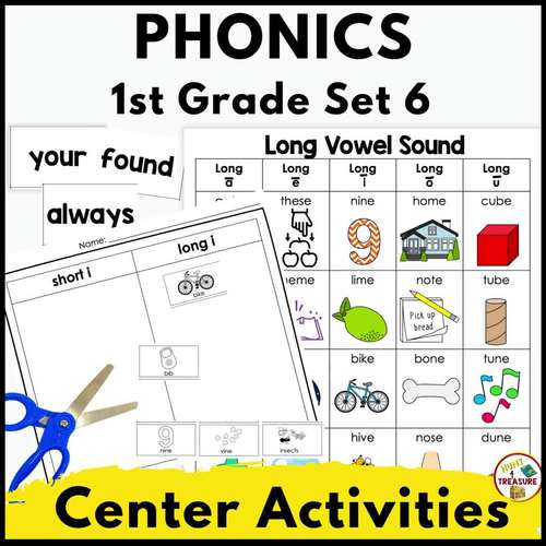 Benchmark Advance Phonics Anchor Charts and Activities | 1st Grade Unit 6