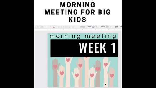 Morning Meeting Slides - Daily Morning Slides for 3rd 4th 5th Grade