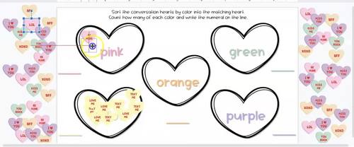 Conversation Heart Graphing | DIGITAL | Google Slides & Seesaw ...
