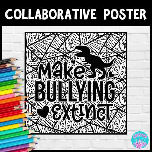 Make Bullying Extinct! | Collaborative Poster World Kindness Day | Anti ...
