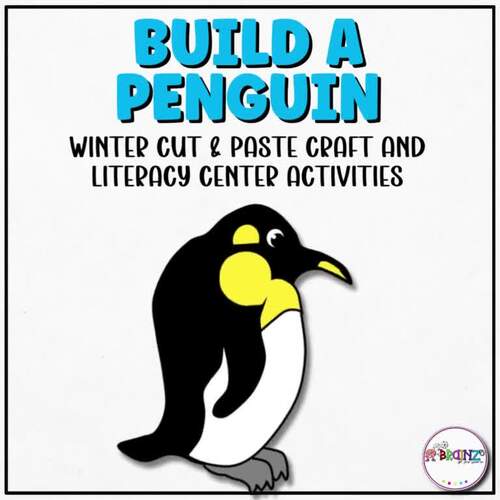 Build a Penguin | Winter Craft & Writing Activities | Polar Animals ...
