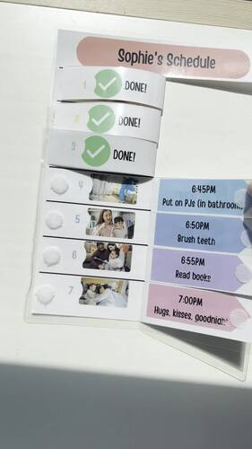 Foldover Visual Schedule by Tullis Educational Consulting | TPT